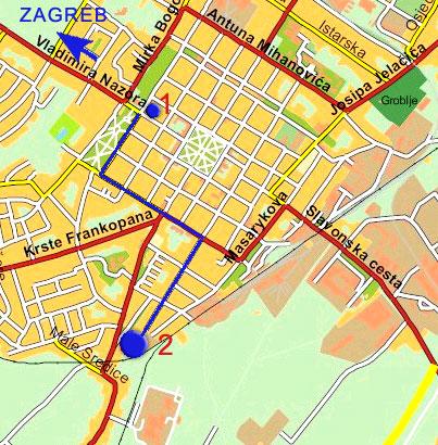 Karta Bjelovar | Karta, Bjelovar, Croatia, Sisak Croatia, Split Croatia ...