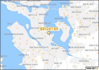 Brighton (United States - Usa) Map - Nona, Brighton, United States ...